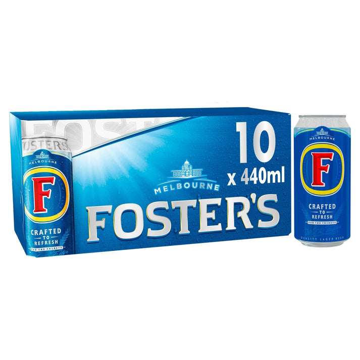 FOSTERS 440ML 10 PACK X 1 – Coast & Moor Coffee Collective
