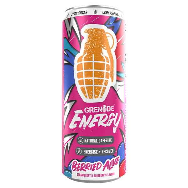 GRENADE ENERGY BERRIED ALIVE 330ml x 12 – Coast & Moor Coffee Collective