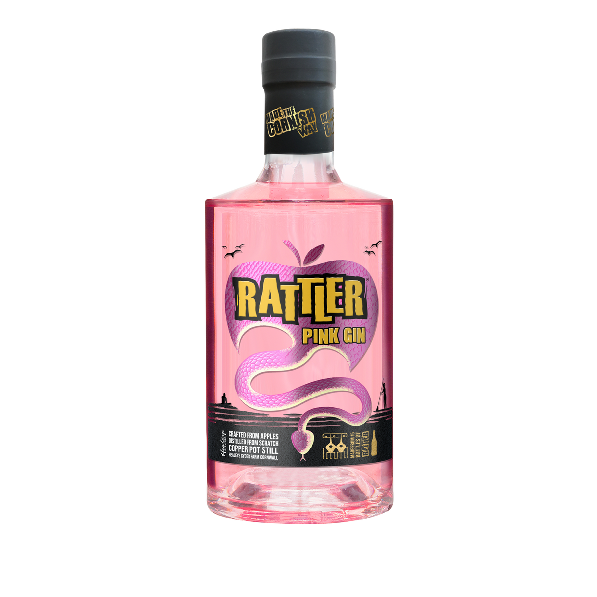 CORNISH RATTLER PINK GIN 70CL X 6 – Coast & Moor Coffee Collective