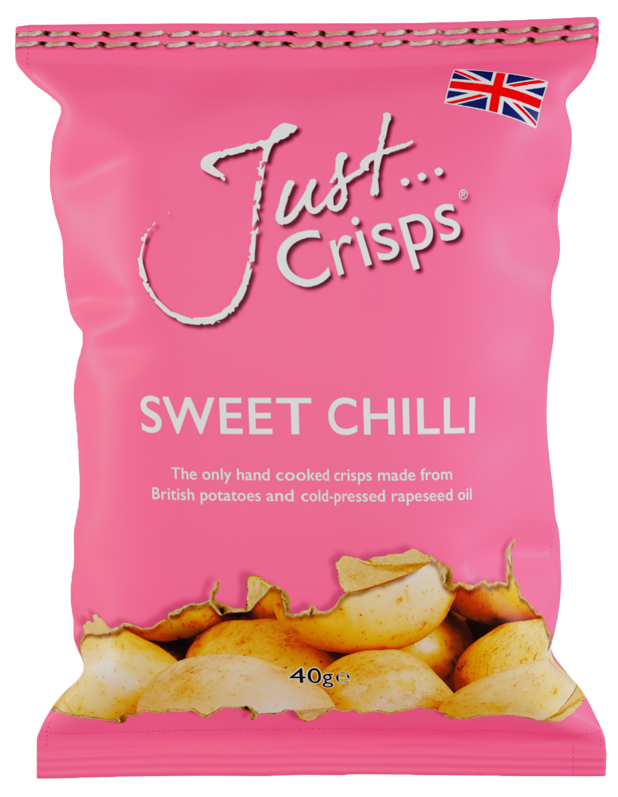 JUST CRISPS SWEET CHILLI 40g x 24 – Coast & Moor Coffee Collective