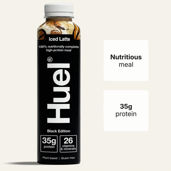 HUEL RTD BLACK EDITION ICED LATTE 500ML X 8 – Coast & Moor Coffee ...