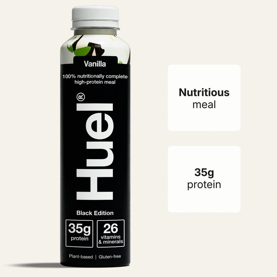 HUEL RTD BLACK EDITION VANILLA 500ML X 8 – Coast & Moor Coffee Collective