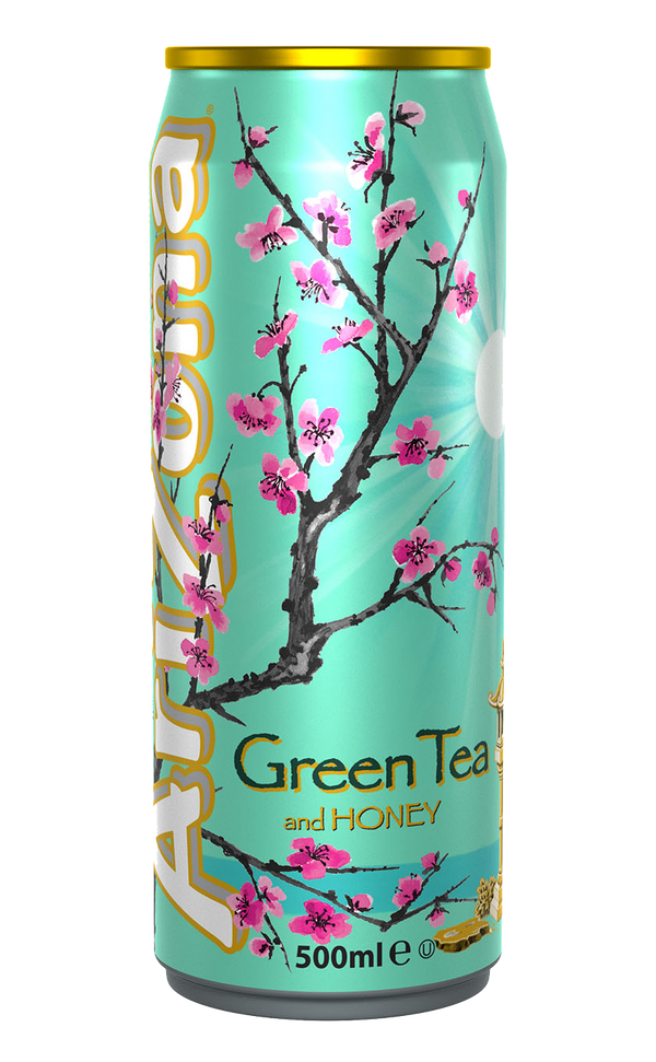 ARIZONA *CANS* GREEN TEA + HONEY 500ML X 12 – Coast & Moor Coffee ...